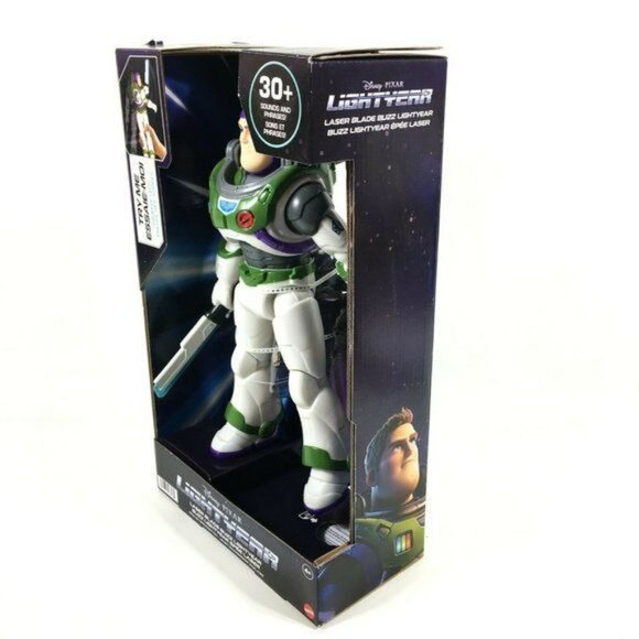 Pixar | Toys | Disney Pixar Lightyear Laser Blade Buzz 2 Interactive ...